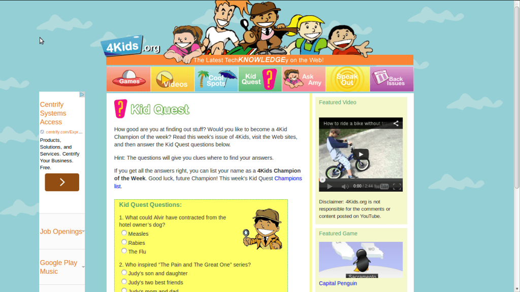 What Makes A Good Website For Children?