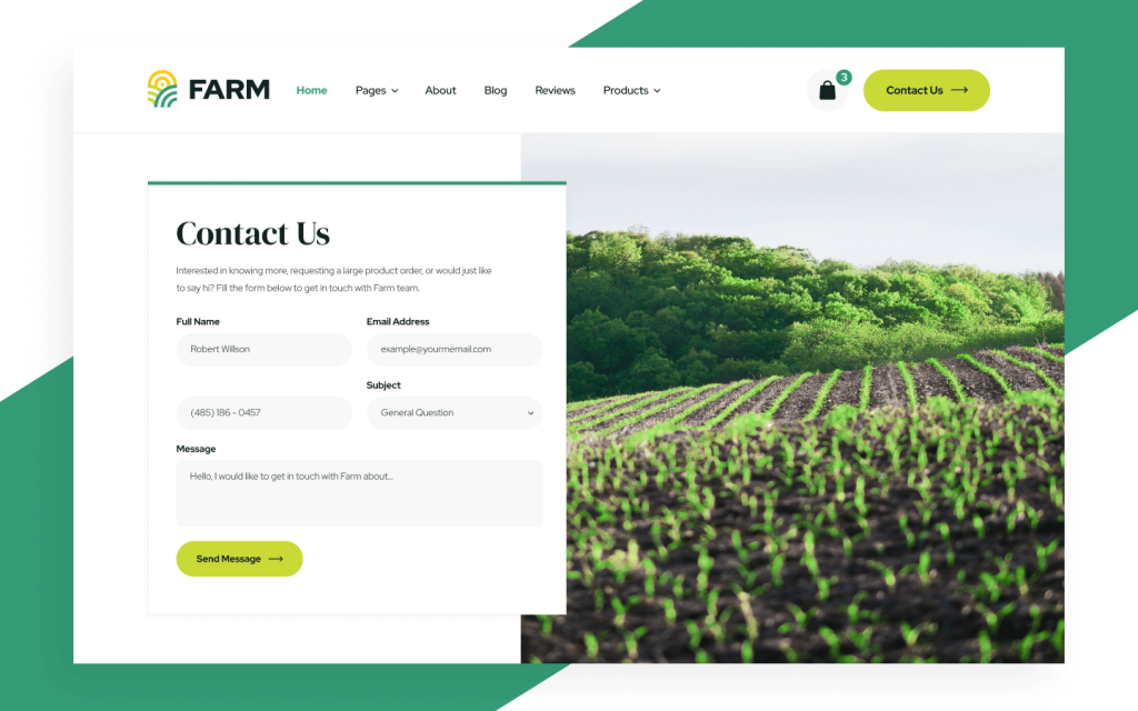 Ecommerce Website For Farmers