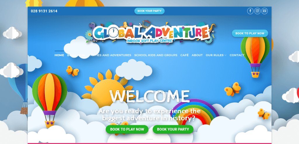 Play Centre Website Design | Affordable Web Design For $995