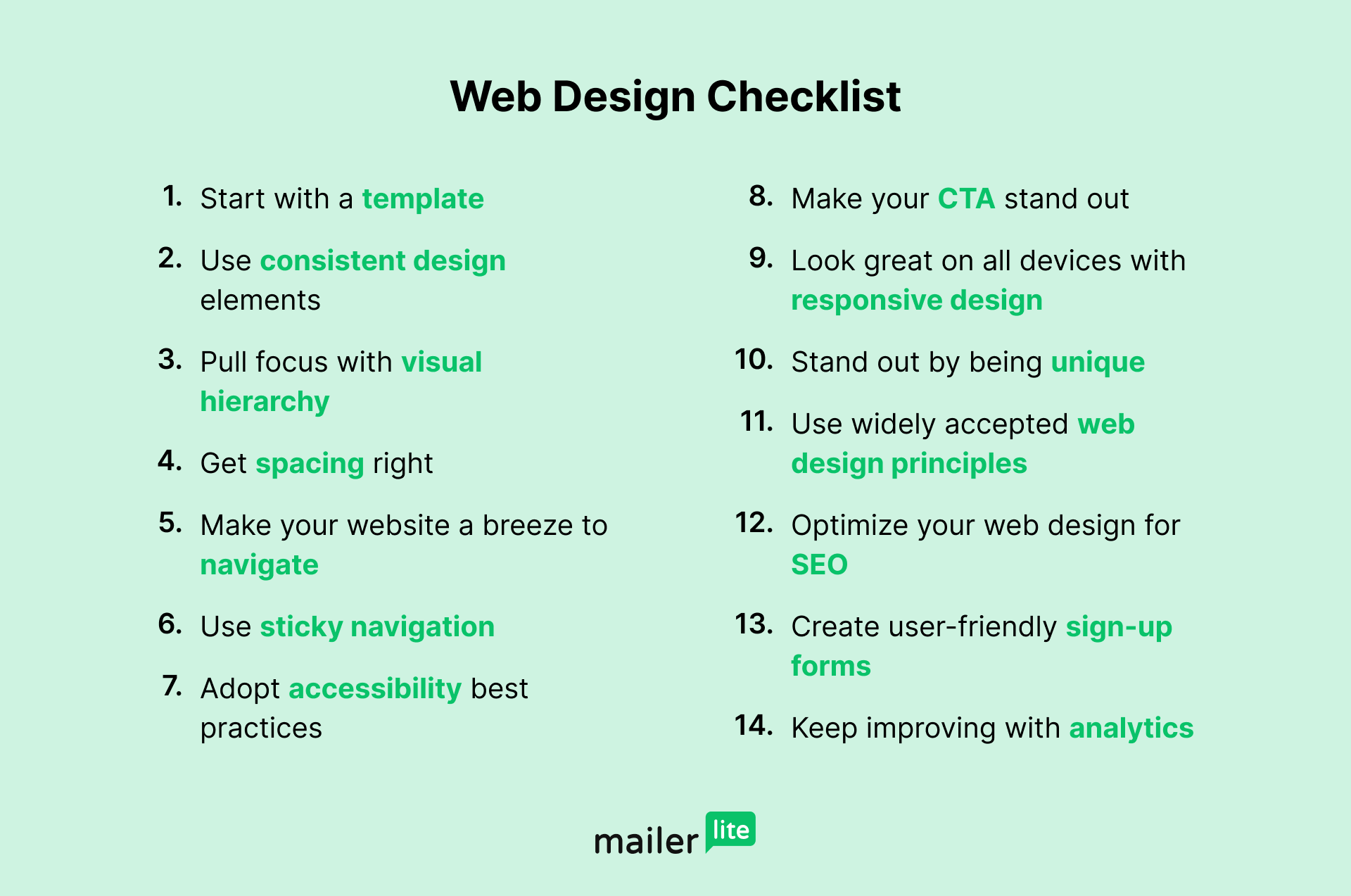 The Ultimate Web Design Checklist