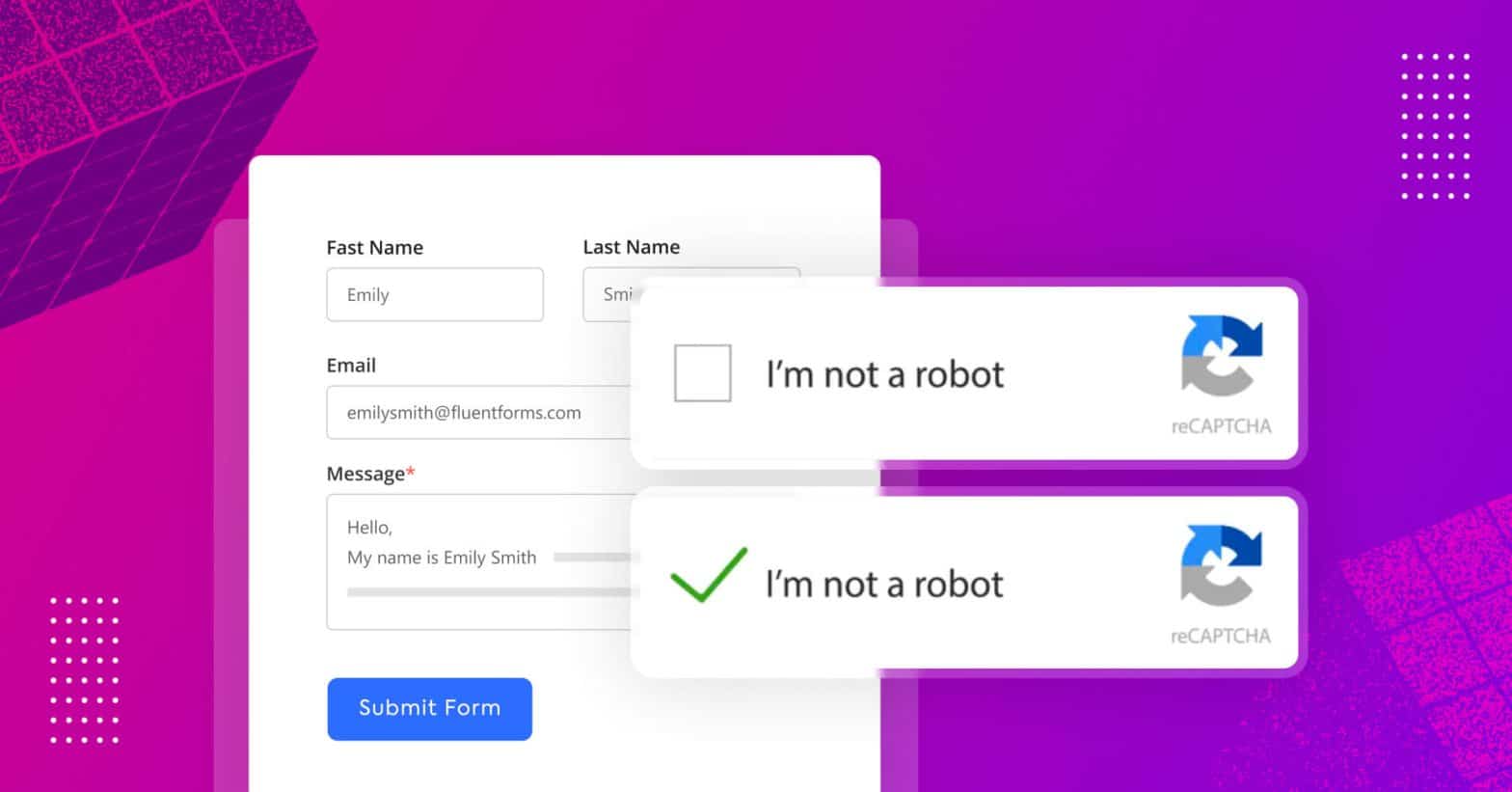 Add CAPTCHA Or ReCAPTCHA To Verify Human Form Submissions